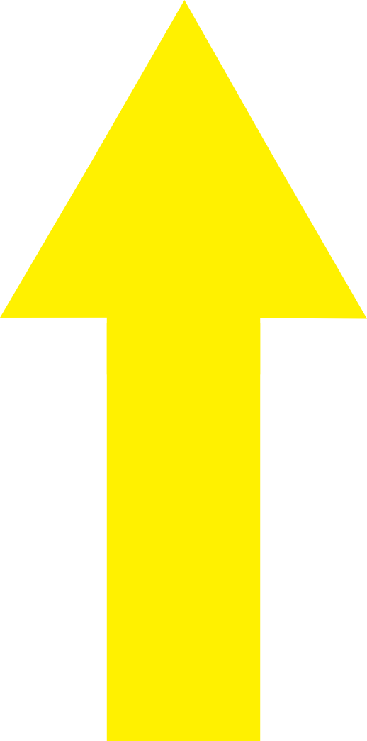Yellow Up Arrow Png Transparent Background Free Download