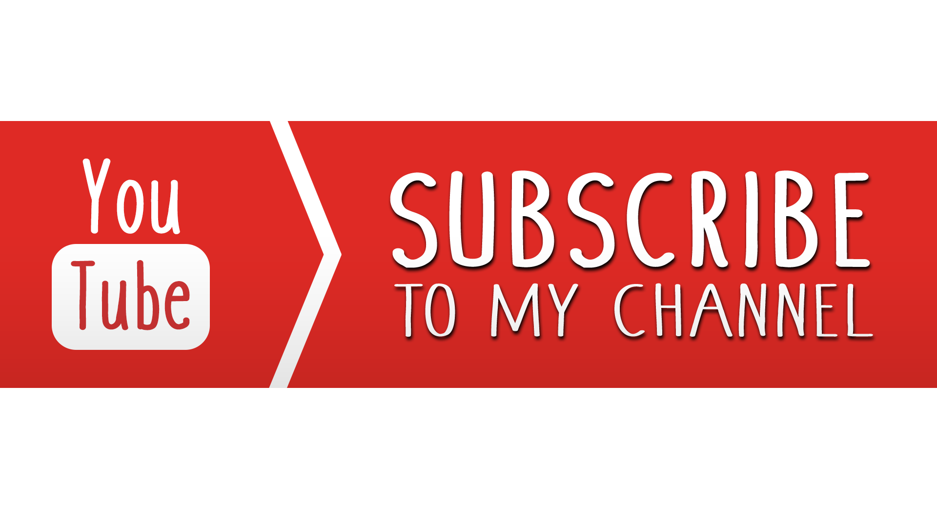 Youtube Logo Subscribe To My Channel Red Button PNG Transparent